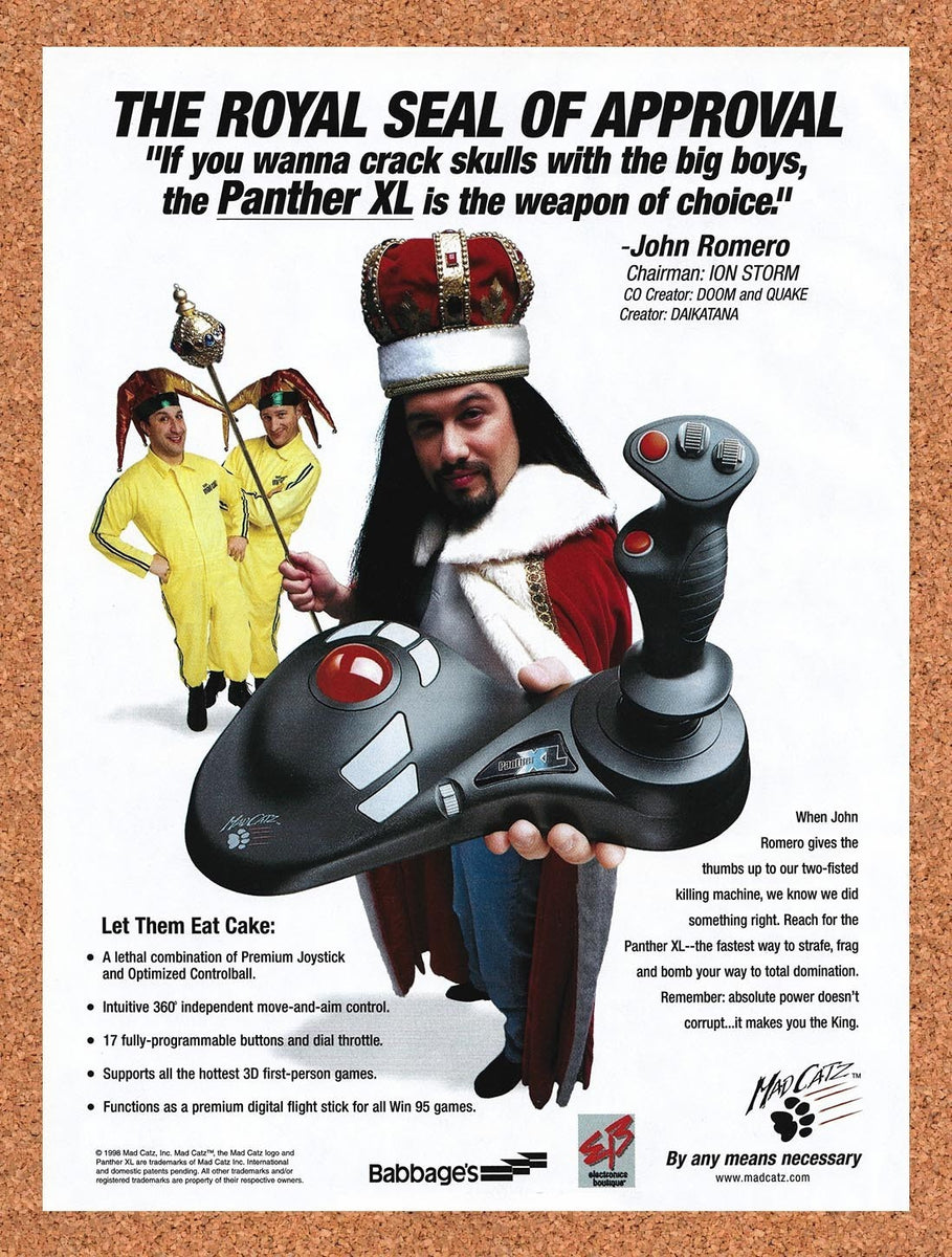 1998 Mad Catz Panther XL Original Ad v2 – Bygone Pixels